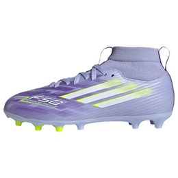 adidas Performance Fu&szlig;ballschuh 'F50 Sparkfusion League' Jungen Gr&ouml;&szlig;e 35 limone / lavendel / wei&szlig;