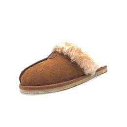 THIES Hausschuh 'THIES 1856 Sheepskin Slipper' Damen Gr&ouml;&szlig;e 39 braun