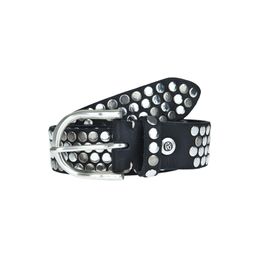 b.belt G&uuml;rtel Damen Gr&ouml;&szlig;e 95 schwarz / silber
