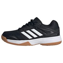 adidas Performance Sportschuh 'Speedcourt' Jungen Gr&ouml;&szlig;e 35 schwarz / wei&szlig;