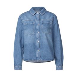 Street One Studio Cropped Jeans Overshirt Damen Gr&ouml;&szlig;e XS blue denim
