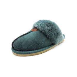 THIES Hausschuh 'THIES 1856 Sheepskin Slipper' Damen Gr&ouml;&szlig;e 39 petrol