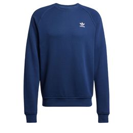 adidas originals Sweatshirt 'Trefoil Essentials' Herren Gr&ouml;&szlig;e L enzian / wei&szlig;