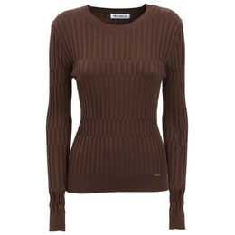 Influencer Pullover Damen Gr&ouml;&szlig;e M braun