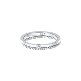 Elli DIAMONDS Ring Damen Gr&ouml;&szlig;e 54 silber