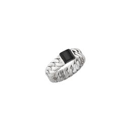 Breil Ring Damen Gr&ouml;&szlig;e 23 schwarz / silber