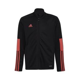 adidas Performance Sportjacke Jungen Gr&ouml;&szlig;e 176 mandarine / schwarz