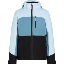 McKINLEY Sportjacke M&auml;dchen Gr&ouml;&szlig;e 164 rauchblau / hellblau / schwarz