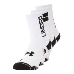 Under Armour Sportsocken Herren Gr&ouml;&szlig;e 41/43 schwarz / wei&szlig;