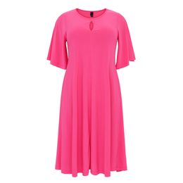 Yoek Kleid Damen Gr&ouml;&szlig;e 46/48 pink Winterkleid