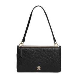 Tommy Hilfiger Schultertasche Damen Gr&ouml;&szlig;e One Size gold / schwarz