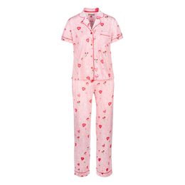 PJ Salvage Pyjama 'Whimsy' Damen Gr&ouml;&szlig;e L altrosa Winterkleid