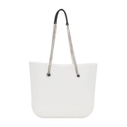 O bag Shopper Tasche Wasserabweisend, Mit Innentasche O bag Damen Gr&ouml;&szlig;e One Size wei&szlig;