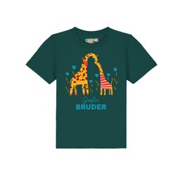 Watabout.kids T-Shirt Jungen Gr&ouml;&szlig;e 152/158 petrol / dunkelgr&uuml;n / orange
