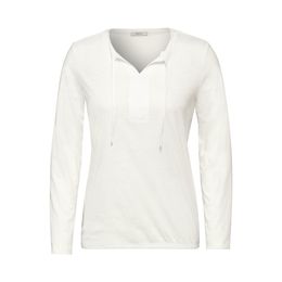 Cecil Shirt Damen Gr&ouml;&szlig;e XS wei&szlig;meliert
