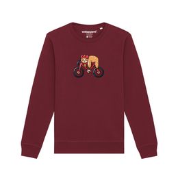 Watapparel Sweatshirt ' Sloth ' Herren Gr&ouml;&szlig;e M mischfarben / burgunder
