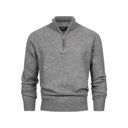 INDICODE Jeans Pullover 'INTrax' Herren Gr&ouml;&szlig;e XXL grau