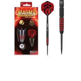 Bull's Bull's Steeldarts ' Magma Dartpfeile 90% Tungsten Darts-Set Profi ' Herren Gr&ouml;&szlig;e 23 rot / schwarz