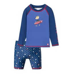 Schiesser Bade-Set 'Aqua' Jungen Gr&ouml;&szlig;e 92 blau / mischfarben