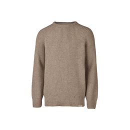 Cleptomanicx Pullover 'Crewneck Ribber' Herren Gr&ouml;&szlig;e M beige