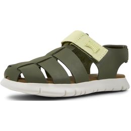 Camper Sandale 'Oruga' Jungen Gr&ouml;&szlig;e 38 hellgelb / khaki