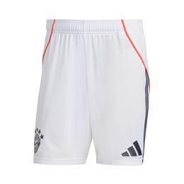 adidas Performance Sportshorts 'FC Bayern 25/26 Away' Herren Gr&ouml;&szlig;e XS basaltgrau / rot / wei&szlig;