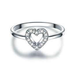 Trilani Ring Damen Gr&ouml;&szlig;e 58 silber / transparent