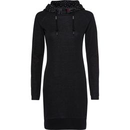 Ragwear Kleid Damen Gr&ouml;&szlig;e 46 schwarz Winterkleid