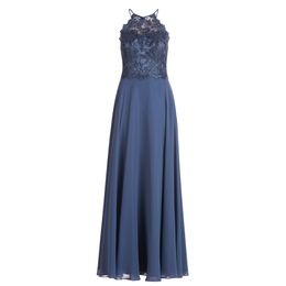 Vera Mont Abendkleid Damen Gr&ouml;&szlig;e 34 marine Winterkleid