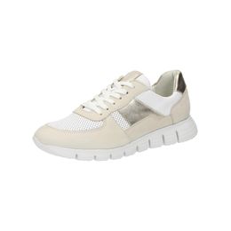 Sioux Sneaker 'Mokrunner' Damen Gr&ouml;&szlig;e 39 beige / silber / offwhite
