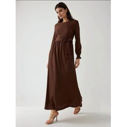 Hiccup Kleid Damen Gr&ouml;&szlig;e 38 braun Winterkleid