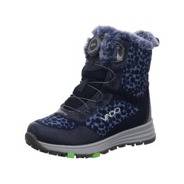 Vado Stiefelette M&auml;dchen Gr&ouml;&szlig;e 31 blau / dunkelblau / offwhite