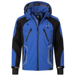 Rock Creek Outdoorjacke Herren Gr&ouml;&szlig;e XXL blau / hellgrau / schwarz