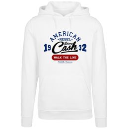 F4NT4STIC Sweatshirt 'Johnny Cash Music Walk the Line' Damen Gr&ouml;&szlig;e M dunkelblau / rot / wei&szlig;