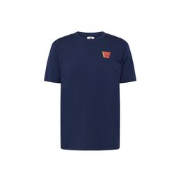 Wood Wood T-Shirt 'Ace' Herren Gr&ouml;&szlig;e S navy / gelb / orange / rot