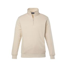 Men Plus Sweatshirt Herren Gr&ouml;&szlig;e 4XL hellbeige