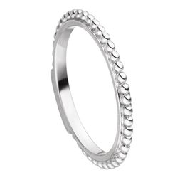 Nana Kay Ring 'Glamour Dots' Damen Gr&ouml;&szlig;e 54 silber / wei&szlig;