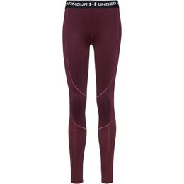 Under Armour Sporthose Damen Gr&ouml;&szlig;e M burgunder / schwarz / wei&szlig;