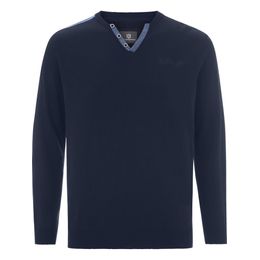 Jan Vanderstorm Pullover 'Jorgir' Herren Gr&ouml;&szlig;e 5XL dunkelblau