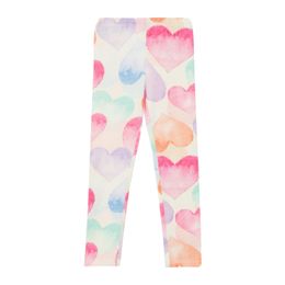 s.Oliver Leggings M&auml;dchen Gr&ouml;&szlig;e 128 hellblau / hellorange / hellpink / wollwei&szlig;