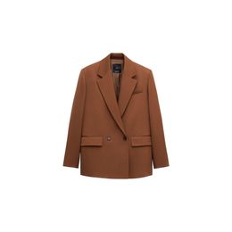 Mango Blazer Damen Gr&ouml;&szlig;e 42 cognac
