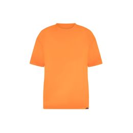 Smilodox Damen T-Shirt Oversize Damen Gr&ouml;&szlig;e XS orange