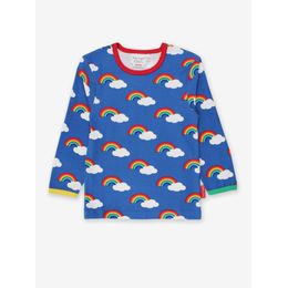 Toby tiger Shirt 'Regenbogen' M&auml;dchen Gr&ouml;&szlig;e 128 blau