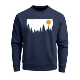Neverless Sweatshirt 'Forest' Herren Gr&ouml;&szlig;e XL navy