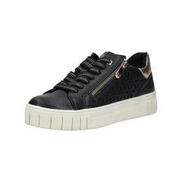 Marco Tozzi Sneaker Damen Gr&ouml;&szlig;e 41 gold / schwarz