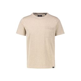 Lerros Strick-T-Shirt mit Brusttasche Herren Gr&ouml;&szlig;e XXXL beigemeliert
