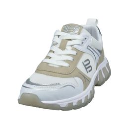 Tt. Bagatt Sneaker Damen Gr&ouml;&szlig;e 40 beige / silber / wei&szlig;