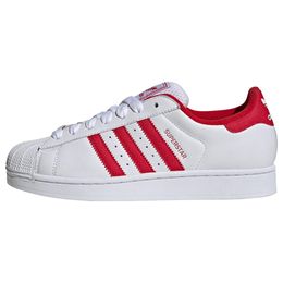 adidas originals Sneaker 'SUPERSTAR II' Damen Gr&ouml;&szlig;e 39/39.5 rot / wei&szlig;