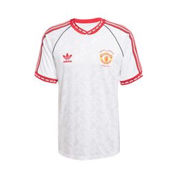 adidas Performance Trikot 'Manchester United '91' Herren Gr&ouml;&szlig;e L honig / knallrot / wei&szlig;