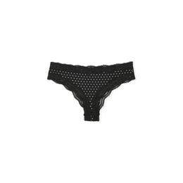 Etam String 'Soul' Damen Gr&ouml;&szlig;e XL schwarz / wei&szlig;